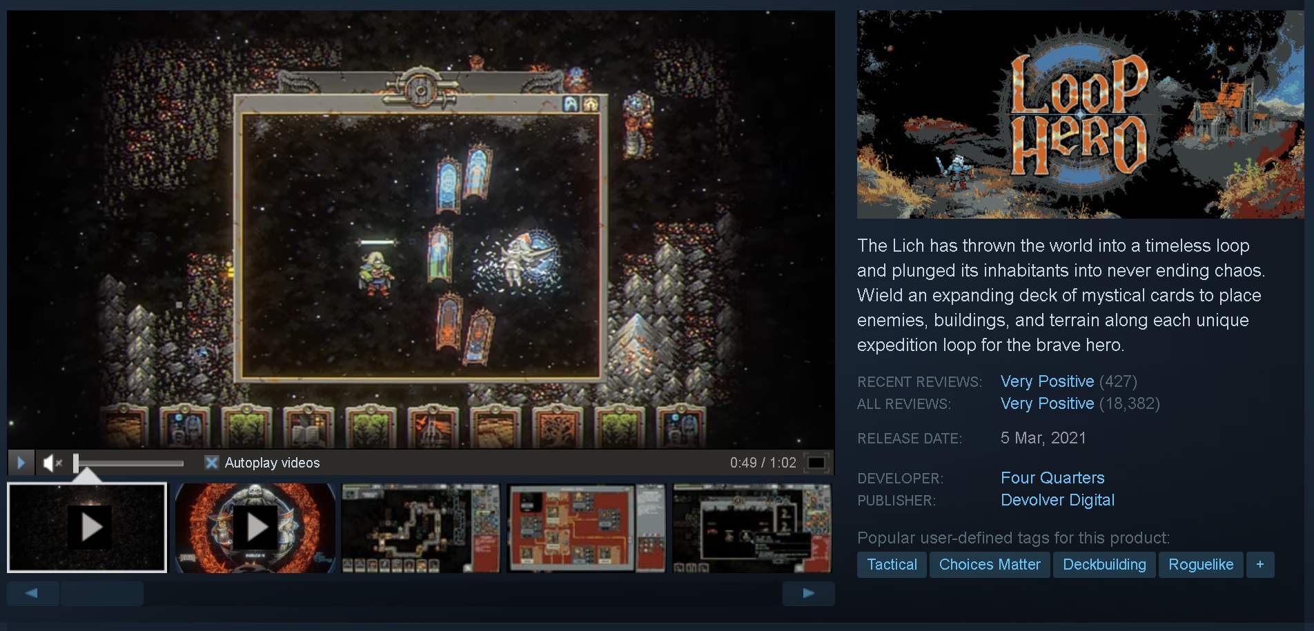 [Review Game] Loop Hero - Cung đường phiêu lưu vô tận